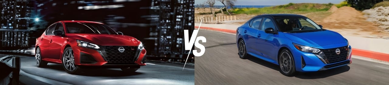 2025 Nissan Altima vs Sentra: Side By Side Comparison! | Royal Oak Nissan