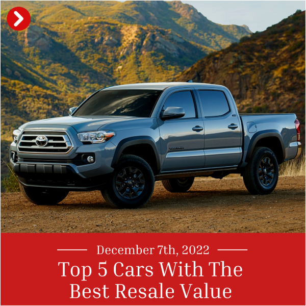Top 5 Cars With The Best Resale Value After 5 Years of Ownership