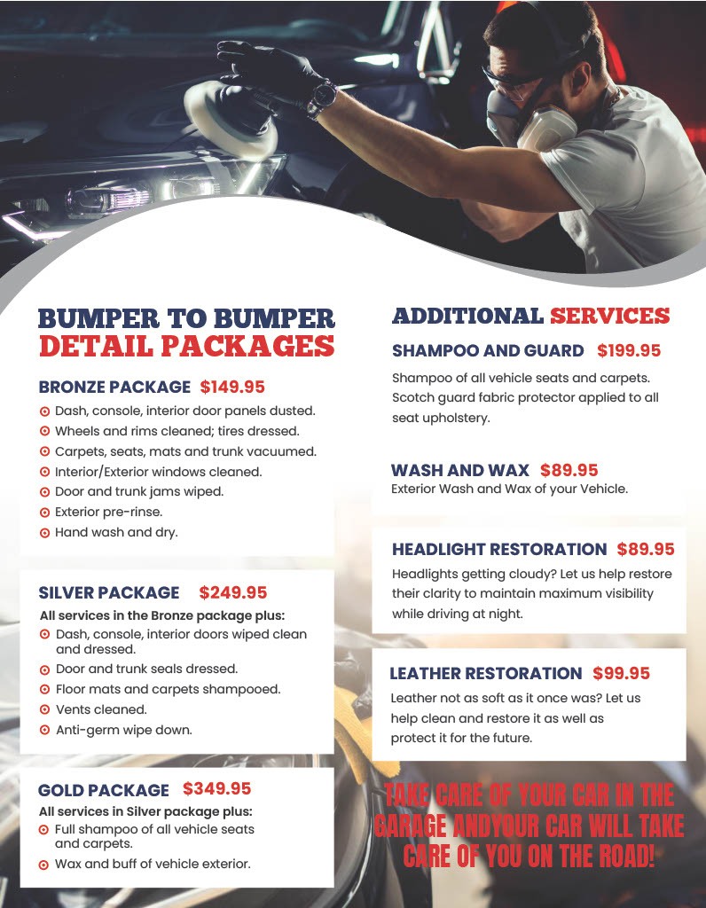 Detailing Packages | Hyundai Pembroke