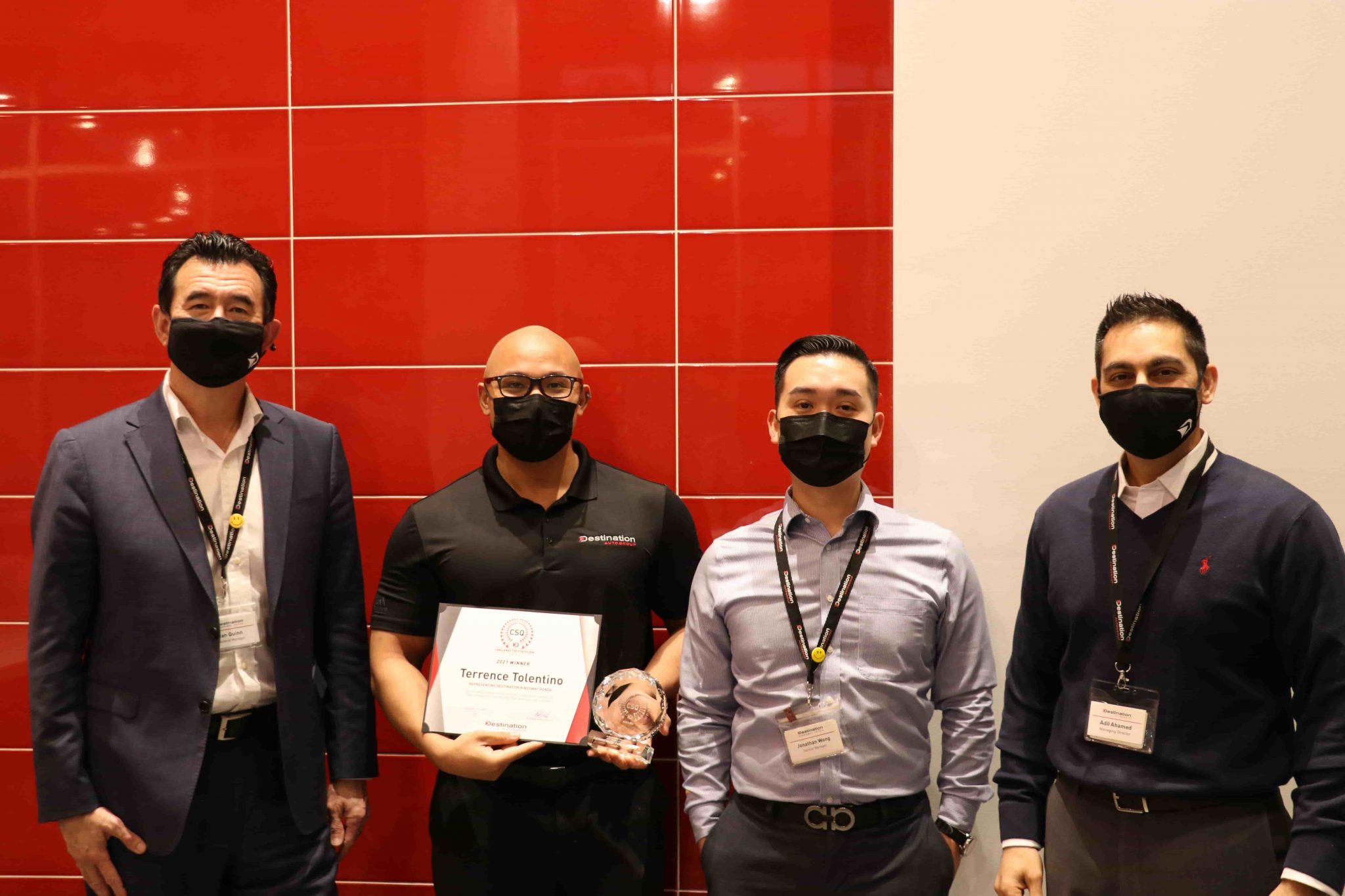 Congratulations to our 2021 CSQ Award Winners! | Destination Auto Group