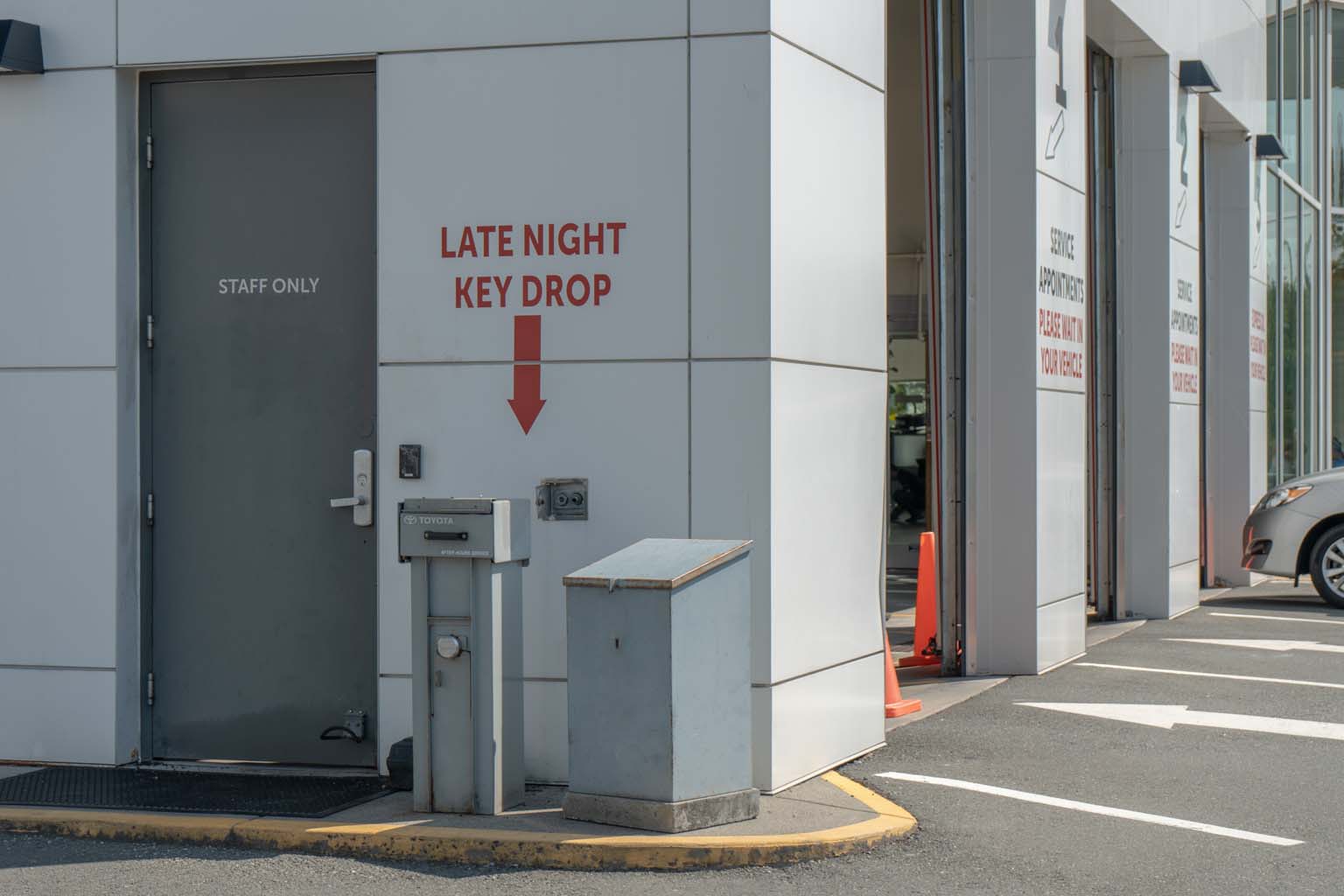 After Hours Secure Key Drop Off - Service Department | Destination ...